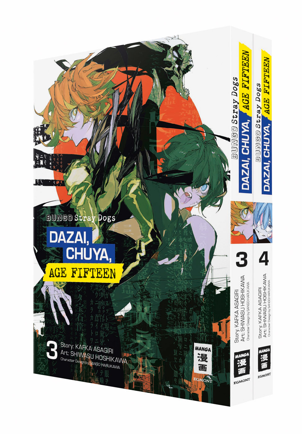 Bungo Stray Dogs – Dazai, Chuuya, Age 15, Band 3 & 4 | Manga Passion